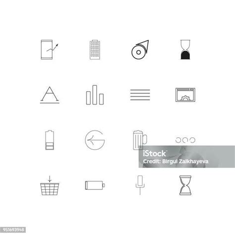 웹 응용 프로그램 간단한 선형 아이콘 설정합니다 개요 벡터 아이콘 0명에 대한 스톡 벡터 아트 및 기타 이미지 0명 낮음