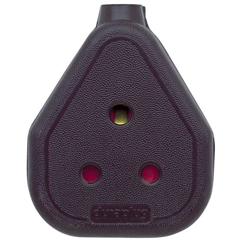 MK FC BLK Black Duraplug Gang Trailing Socket A Rapid Electronics