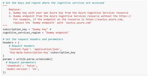 Using Azure Cognitive Services Text Analytics Api Version Preview For