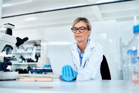 Recording And Analysing Data At Hand A Mature Scientist Using A