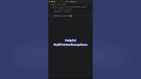 Java 14 Null Pointer Exception Helpful Message Explained Javadevelopment Javaexperts