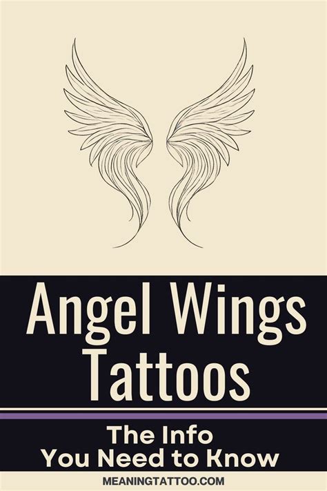 Angel Wings Tattoos The Different Meanings Explained Wings Tattoo