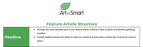 How To Write A Captivating Feature Article Examples Structure