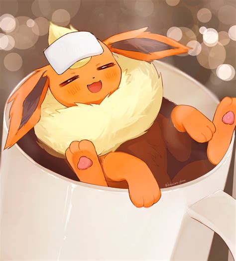 Flareon Pokemon Drawn By Hokaimo Pkmn Danbooru