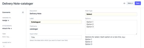 Adding Cataloger Name In Delivery Note Form ERPNext Frappe Forum