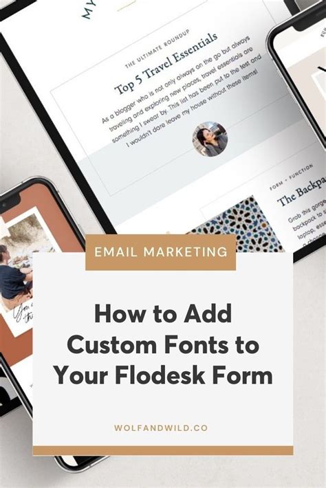 How To Add Your Own Fonts To Flodesk Forms