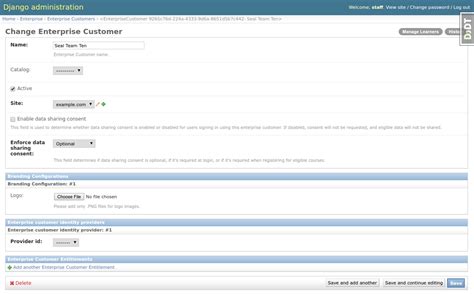 Configuration And Usage — Edx Enterprise 643 Documentation