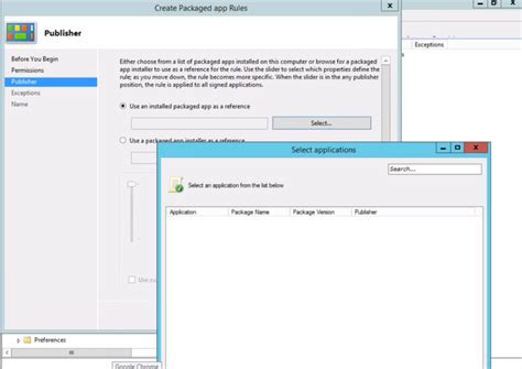 Cannot Create A Packaged App Rule In Applocker Software Spiceworks