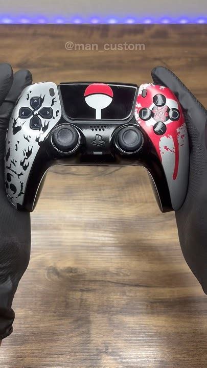 Custom Playstation5 Controller For Sasuke Uchiha Naruto Sasuke Youtube