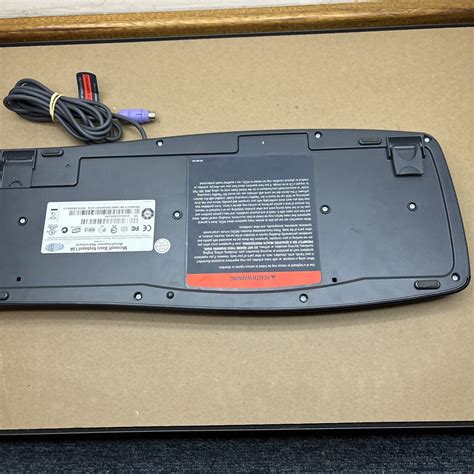 Microsoft Basic Keyboard 10a Ps2 Keyboard Retro Unit