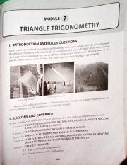 Master Triangle Trigonometry Ratios Special Angles Course Hero