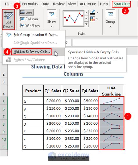 Sparklines Are Not Showing In Excel 6 Simple Solutions