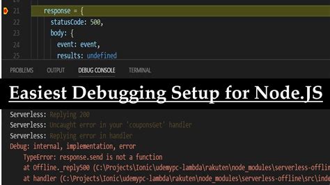 Working Breakpoints Nodejs Debugging Visual Studio Code Vsc Youtube