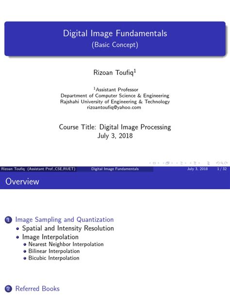 Lecture 04 Pdf Image Resolution Interpolation