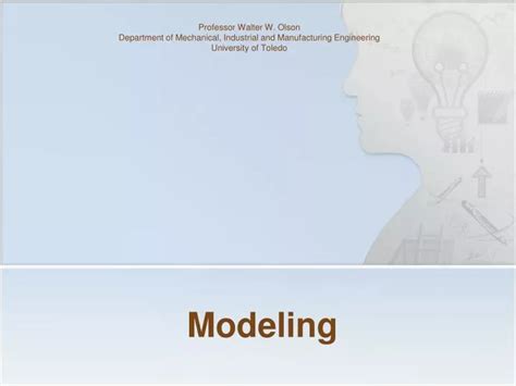 PPT Modeling PowerPoint Presentation Free Download ID 1587984