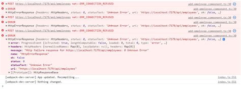 Web Api Angular 14 Application Save Method Not Working