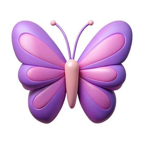 Peaceful Elegant Symmetrical Butterfly With Crisp Edges Flat Pink Minimal Design With Scalable