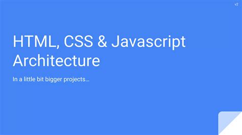 Html Css And Javascript Architecture Extended Version Jan Kraus Pdf