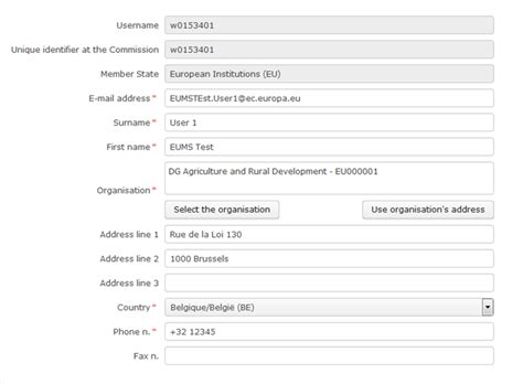 modification of personal data online help