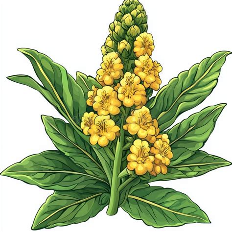 Detailed Drawing Of A Wild Plant Wild Flower Or Exotic Herb Hand