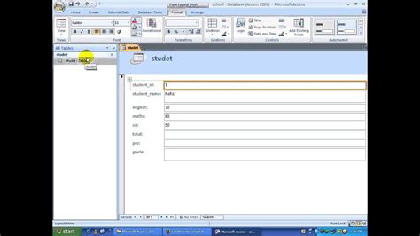 Access Video Tutorial In Telugu Part 5 Youtube