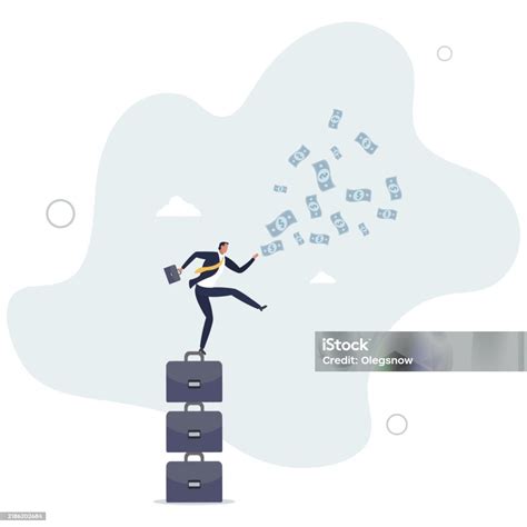 성공과 부유 한 재산 기업가 투자 이익 및 수입 Fed 경기 부양 통화 정책 개념 플랫 문자 경영자에 대한 스톡 벡터 아트 및 기타 이미지 Istock