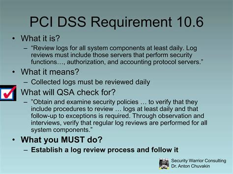 pci dss and logging what you need to know by dr anton chuvakin pptx home utilities