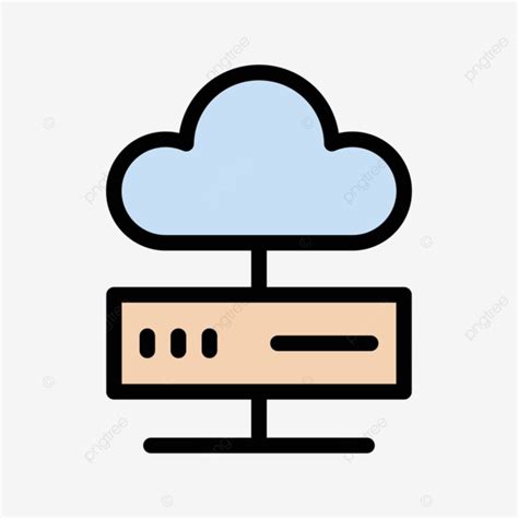 Server Communication Server Cloud Vector Communication Server Cloud Png And Vector With