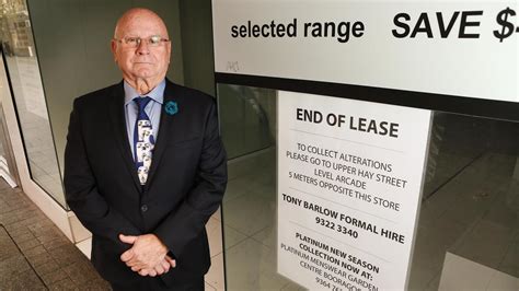 Tony Barlow Laments ‘slowly Dying Perth Cbd As His Platinum Menswear