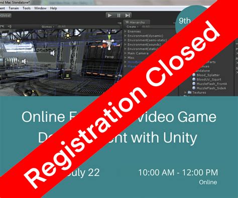 Online Exploring Video Game Development With Unity 071122 072222 Hu Enrichment