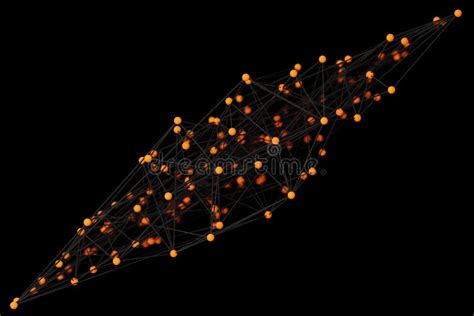 Abstract Crypto Currency Blockchain Technology On World Map Background