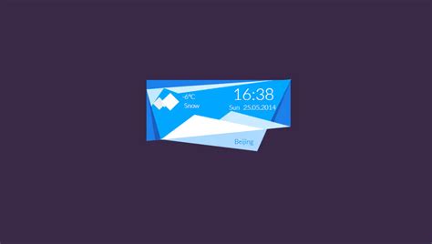16 Css Weather Widgets Freefrontend