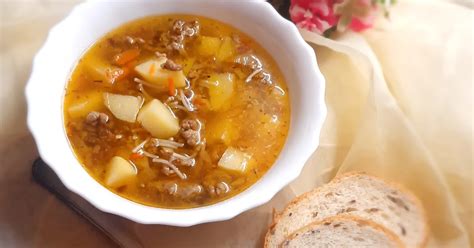 Суп из фарша рецепт с фото пошаговый от Лада Шумак АМБАССАДОР Овкусе ру