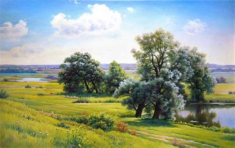 Пин от пользователя Надежда Купава на доске Времена года в живописи Рисунки пейзажей Пейзажи