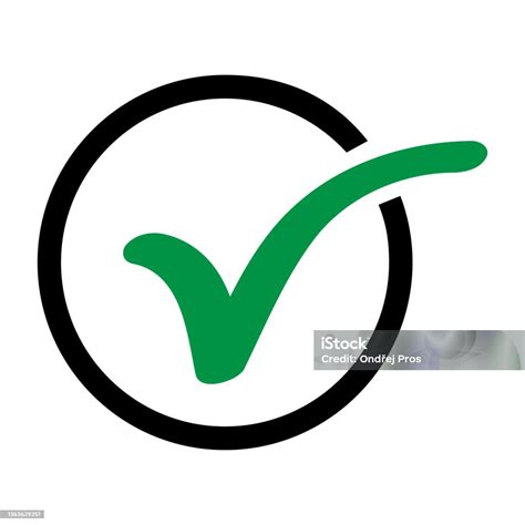 확인 표시 틱 아이콘 성공 예 벡터 일러스트 는 배경에 격리 긍정적 인 투표 고름에 대한 스톡 벡터 아트 및 기타 이미지 고름 긍정적인 감정 표현 동의 Istock