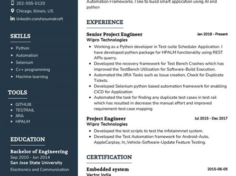 Python Developer Resume Example In 2025 Resumekraft