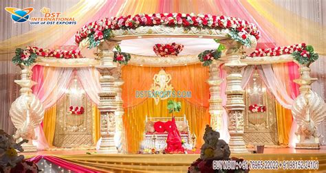 South Indian Style Dev Pillar Wedding Mandap Dst International