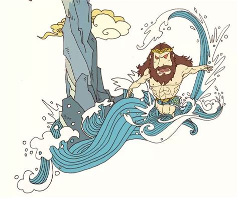 水神共工画像 水神共工简笔画 伤感说说吧