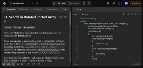 Day 34 Of 100 Search In Rotated Sorted Array Ii Saurabh Malik Posted