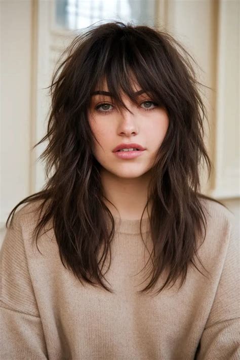 17 Best Shag Cut Ideas Rocker Hair Long Shag Haircut Thick Hair Styles