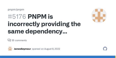 Pnpm Is Incorrectly Providing The Same Dependency Version To Multiple