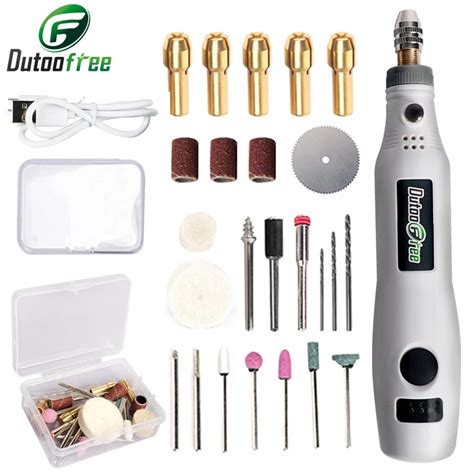 Usb 무선 드릴 미니 무선 조각 연마 펜 쥬얼리 금속 드레멜 도구 드릴링 조각 3 단 전기 드릴 Aliexpress