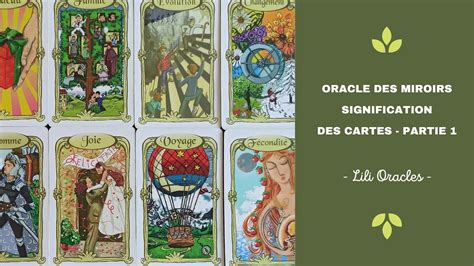 Oracle Des Miroirs 💫 Signification Des Cartes 💫 Partie 1 Youtube