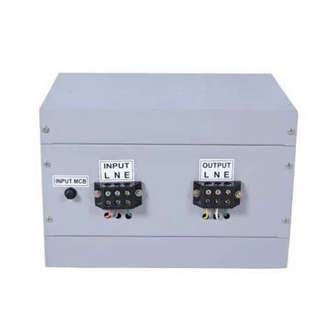 Mild Steel Single Phase 500 Va Constant Voltage Transformer At Rs 7000