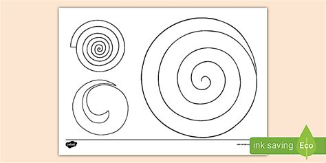 Spiral Colouring Page Professor Feito Twinkl