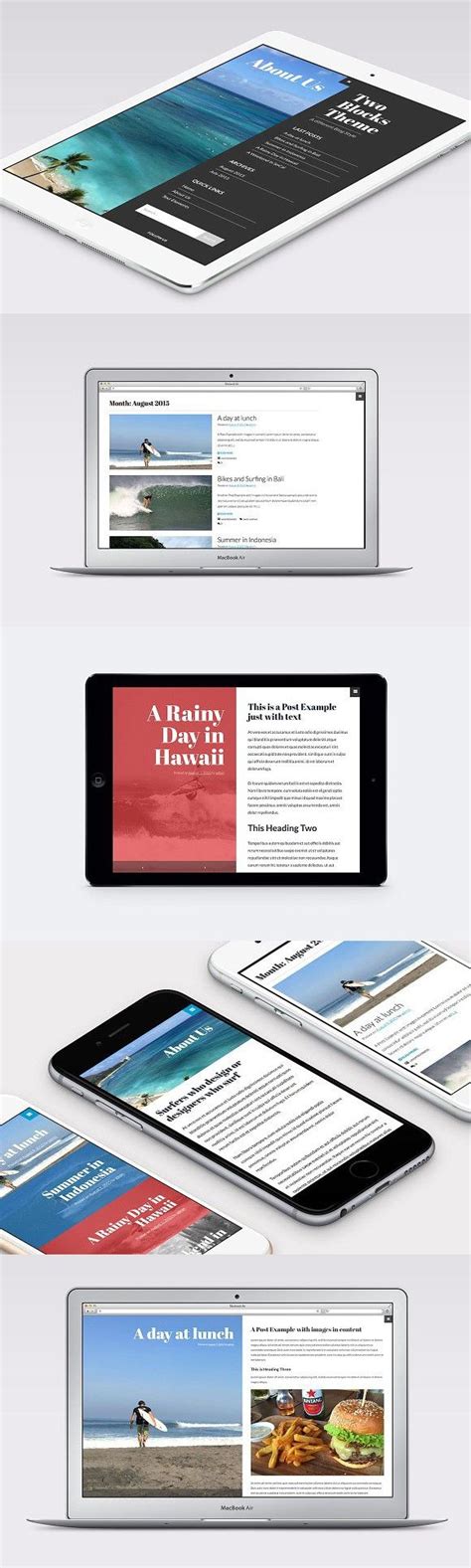 Two Blocks Blog Kirby Cms Theme