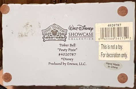 Disney Traditions Tinker Bell Pouty Pixie Sculpture Disleelandia