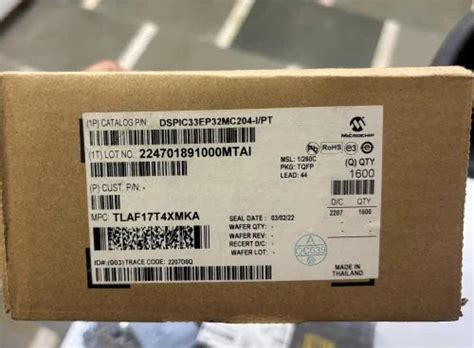 Microchip Microcontroller Dspic33ep32mc204 I Pt Microchip Technology Microcontroller