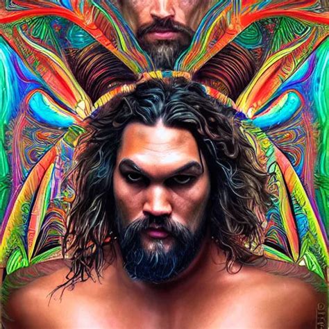 Portrait Of Jason Momoa Hyper Detailed Masterpiece Stable Diffusion