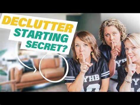 Decluttering Start With Living Areas YouTube